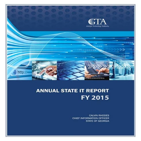 2015 Georgia Annual State Information Technology | PDF
