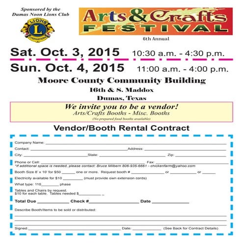 2015 arts and craft application | PDF