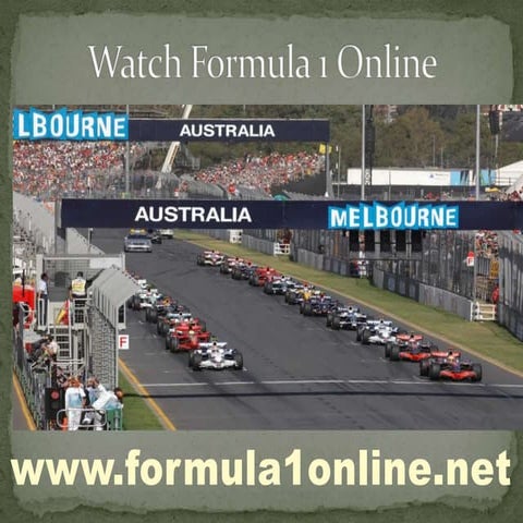 Formula 1 race australian gp 2015 | PPTX