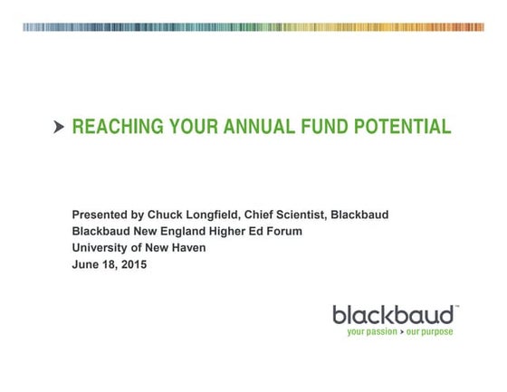 Blackbaud Data Quality Scorecard | PDF