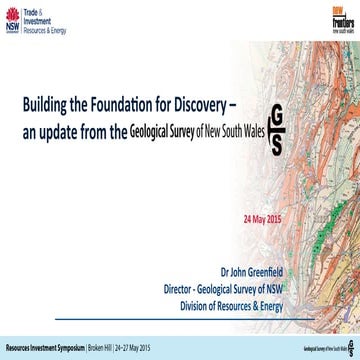 2015 Broken Hill Resources Investment Symposium - Dr John Greenfield ...