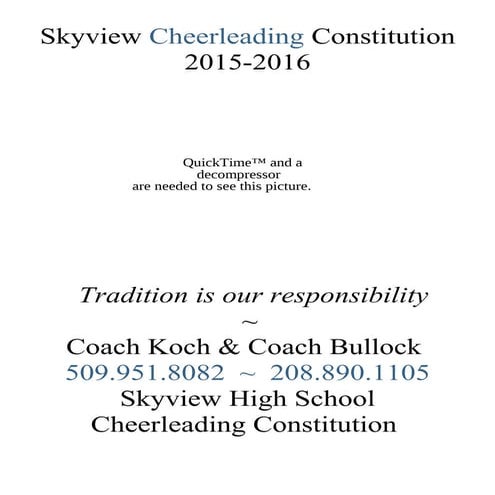 2015 cheer constitution | DOC