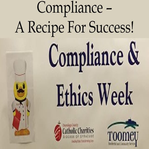 2015 compliance week_slide_show_final | PPT