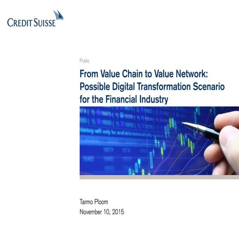 Digital transformation from value chain to value network possible digital transformation ...
