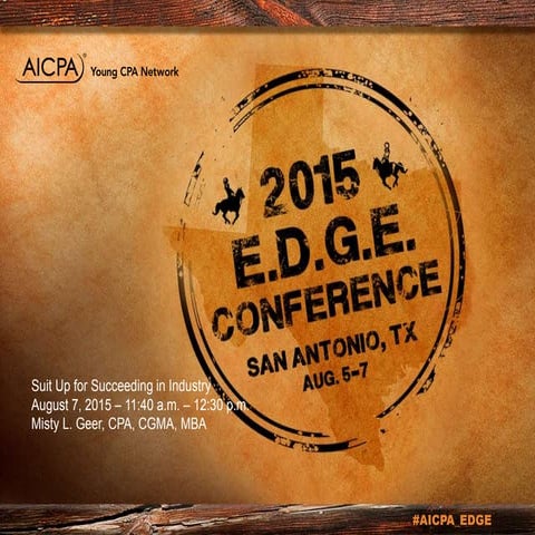 Suiting Up for Success in Business & Industry | PPT