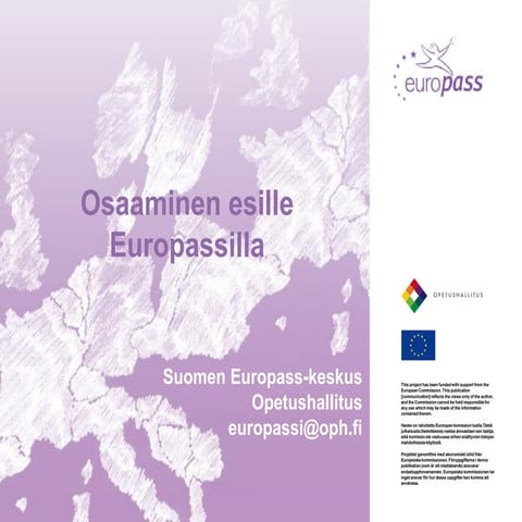 Europass cv ja cover letter, ohje | DOCX