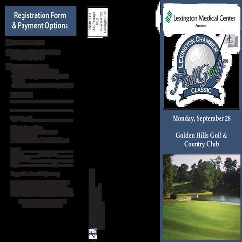 2015 GLC&VC Fall Golf Classic Brochure | PPT