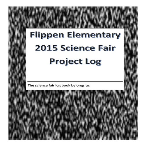 Log Book for Science Fair | PDF
