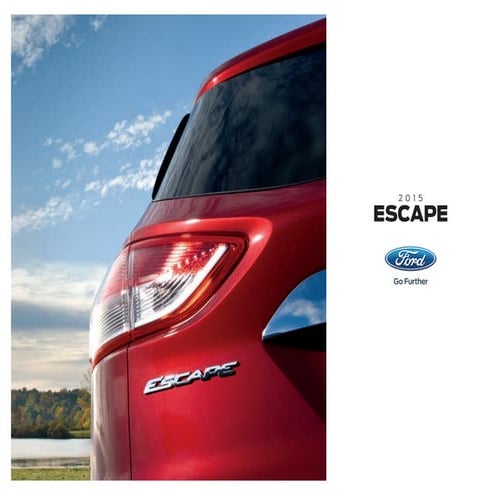 2015 Ford Escape Brochure | NM Ford Dealership | PDF