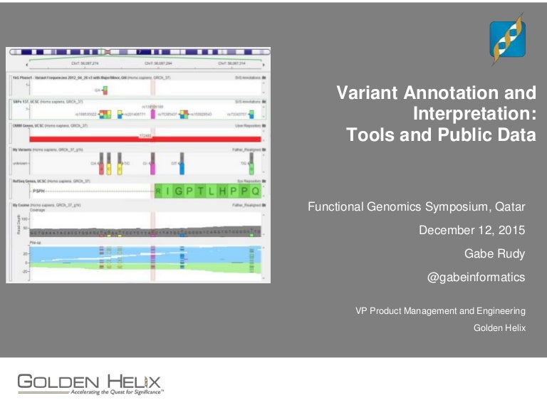 2015 functional genomics variant annotation and interpretation- too…