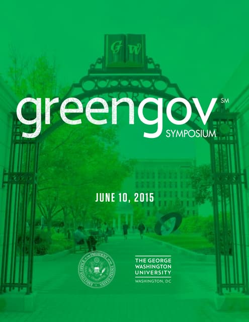 GreenGov 2015 - Ken Sandler, GSA | PPTX