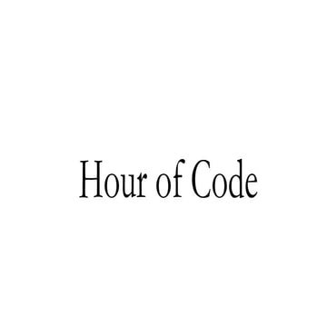 Hour of Code CS Class | PDF