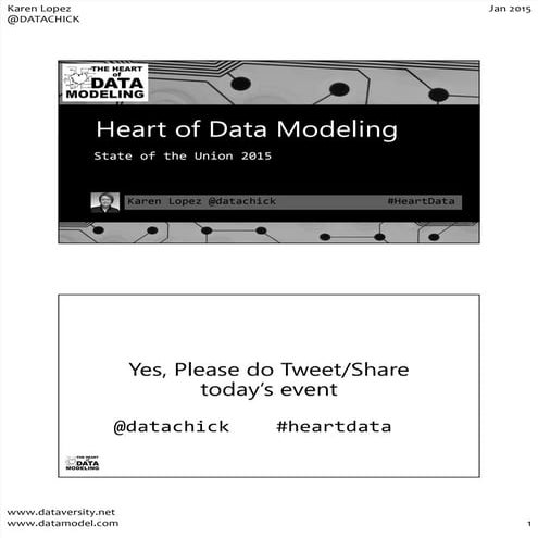 The Heart of Data Modeling Webinar: State of the Union Data Modeling | PDF | Databases ...