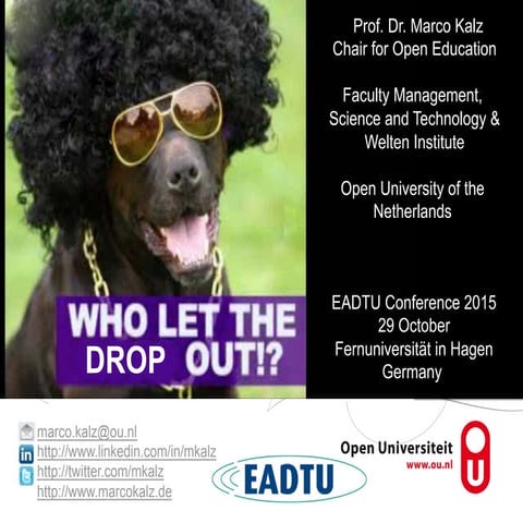 2015 m. kalz who let the drop out | PDF