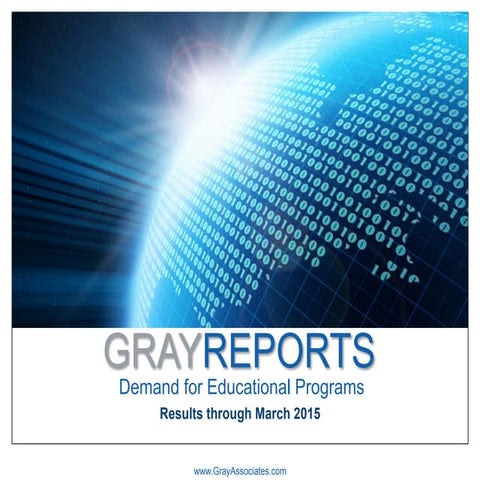 2015 March Gray Reports - Student Demand Trends | PDF