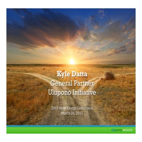 The Changing Regulatory Compact – The Customer, The Utility, The ...