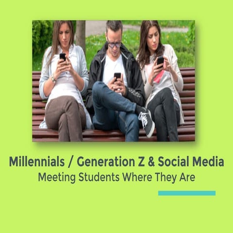 Infographic - Millennials & Social Media | PDF