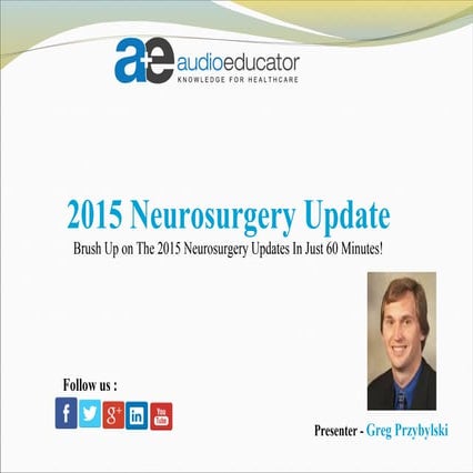 2015 Neurosurgery Update | PPT