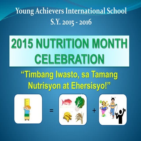 2015 nutrition month celebration | PPT