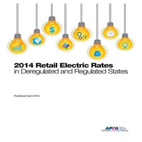 2014 Retail Electric Rates in Deregulated and Regulated States | PDF