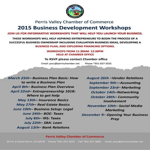 2015 Business Delvelopment Workshop | PDF | Small and Medium-sized ...
