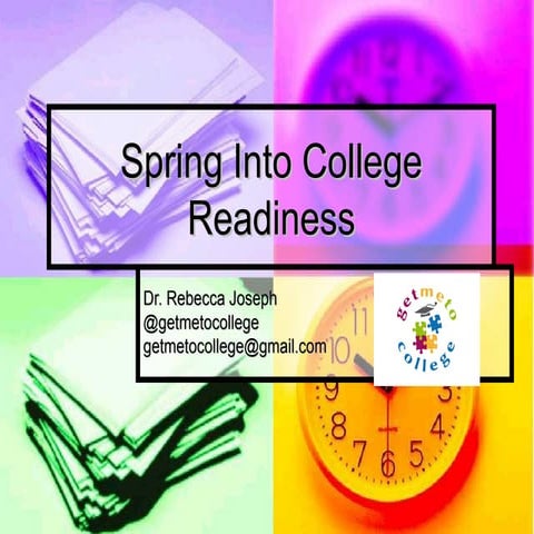 2016 Spring College Readiness Tips for Juniors | PPT