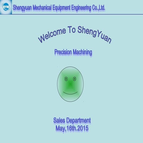 Precision machining shop in China | PPT | Manufacturing Industry ...