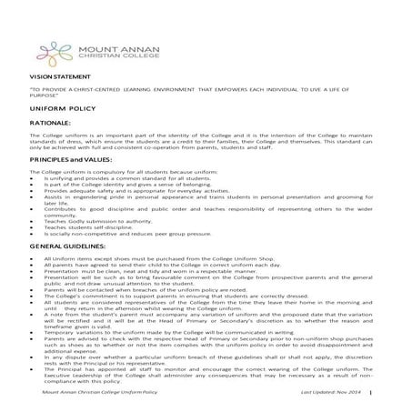 Uniform policy-leaders-training | PDF