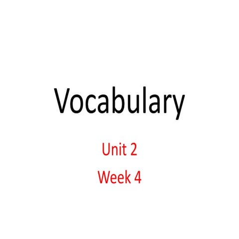 2015 unit 2 week 4 | PPT