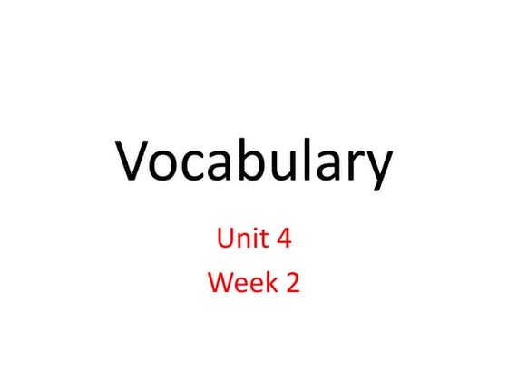 2015 unit 1 week 1 gr 2 | PPT