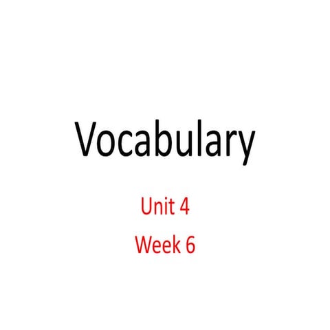 2015 unit 4 week 6 gr 2 | PPT