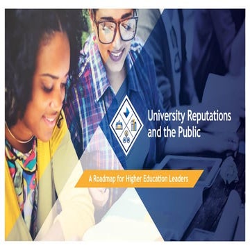 University Reputations and the Public | PDF