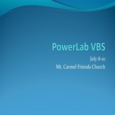 2015 vbs | PPT