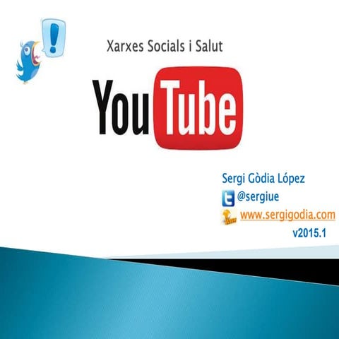 2015 xarxes socials i salut youtube | PPTX