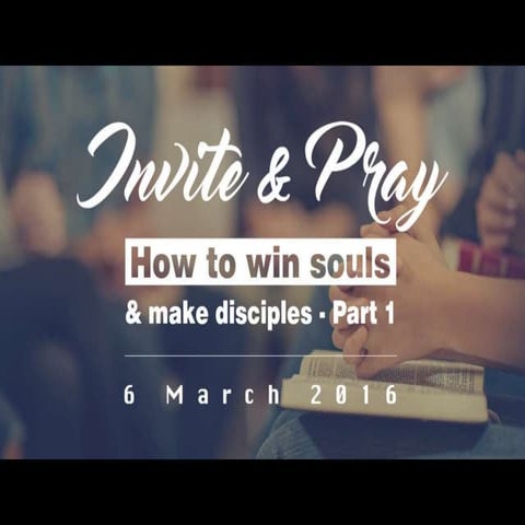 Invite and Pray | PPTX