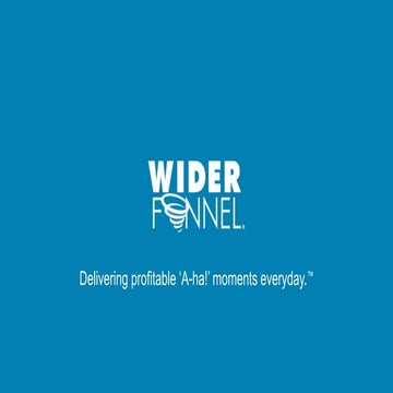 How to Partner With WiderFunnel | PPT