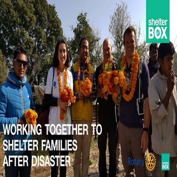 How to Connect with ShelterBox Following a Disaster | PPT