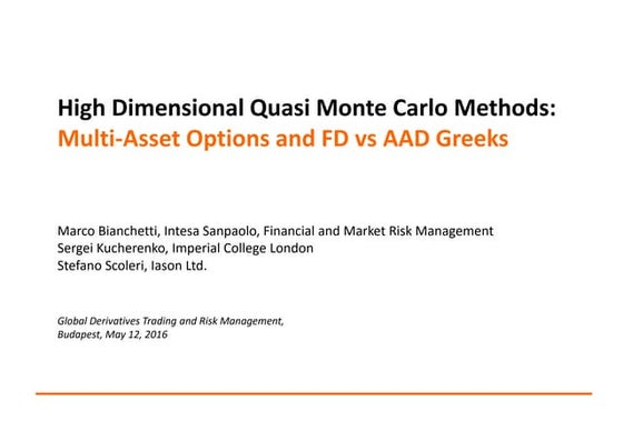 The use of Monte Carlo simulation in quantitative risk assessment of IT projects | PDF ...