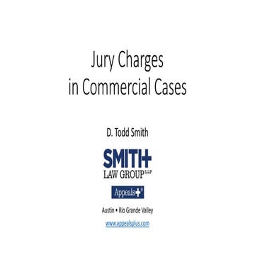 2016 05-12 south texas cle jury charges | PPTX