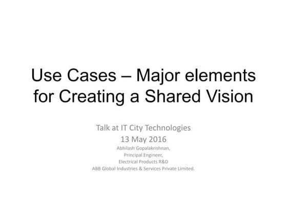 Lecture 12b Use Case Example | PDF