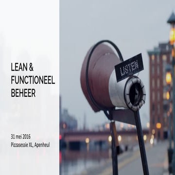 Lean en Functioneel Beheer | PDF
