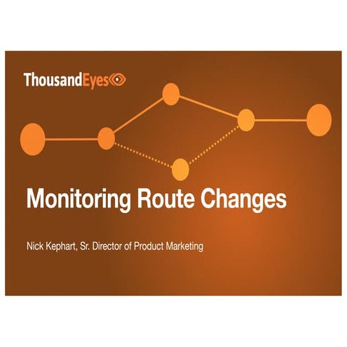 Monitoring Route Changes | PDF