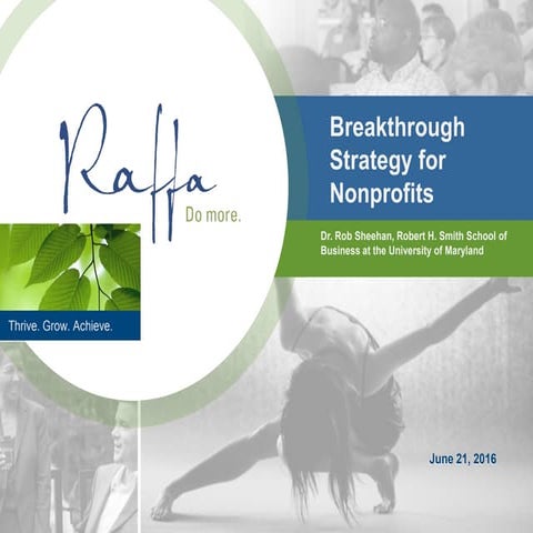 2016-06-21 Breakthrough Strategy for Nonprofits | PPT