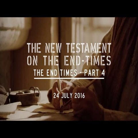 The New Testament On The End Times | PPTX