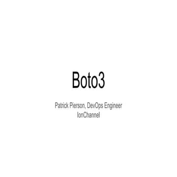 Boto3 | PDF