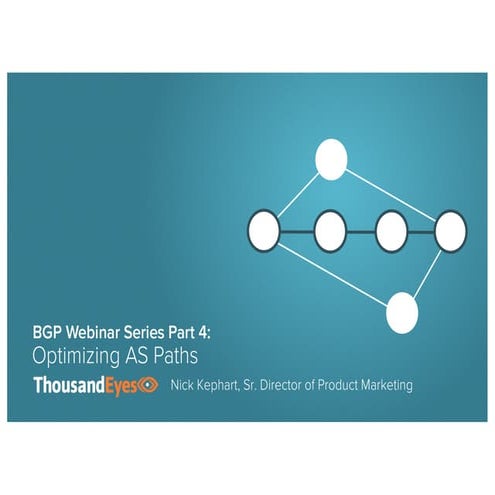 Optimizing AS Paths | PPT