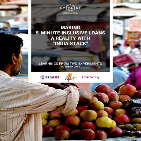 India Stack pilot - commercialization of techno-creative innovations | PDF