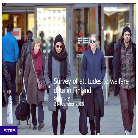 Survey of attitudes to welfare data in Finland | PDF