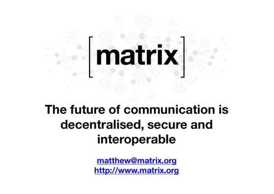 Effective communication matrix | PPT