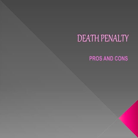 Death Penalty | PPTX